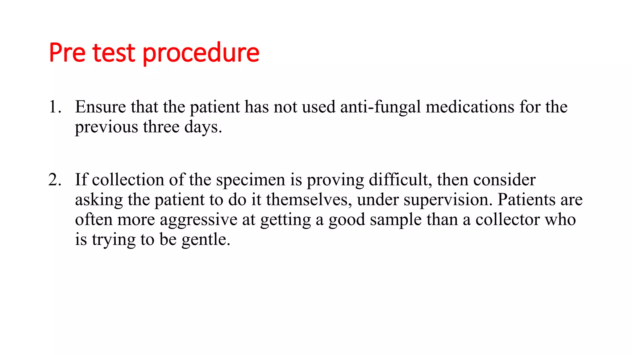Collection of fungal samples Lab manual | PPTX