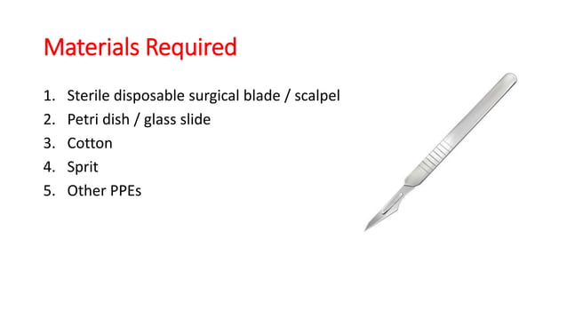 Collection of fungal samples Lab manual | PPTX