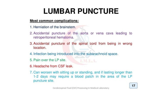 Lumbar Puncher | PPTX