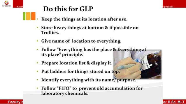 GLP in virology Lab | PPTX | Biological Sciences | Science