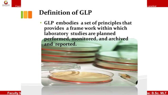 GLP in virology Lab | PPTX | Biological Sciences | Science