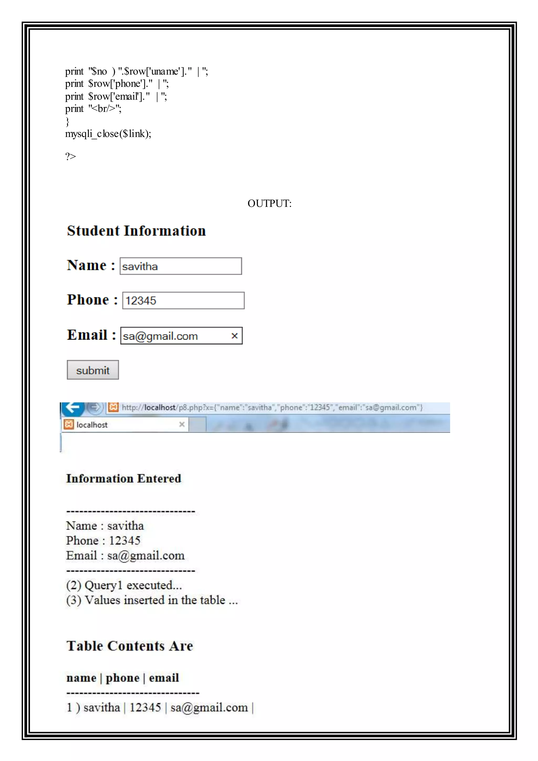 Exp8 | DOCX | Internet | Computing