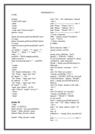 Exp8 | DOCX | Internet | Computing