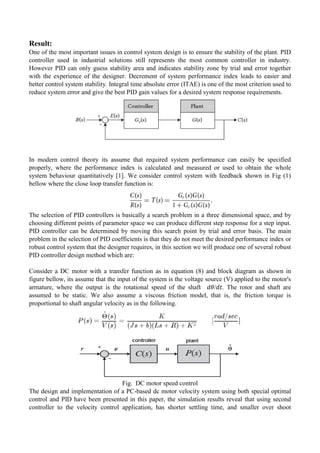 Design the implementation of CDEx Robust DC Motor. | PDF