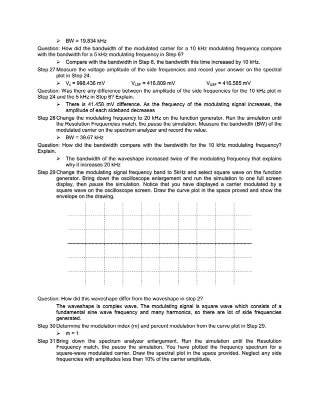 Exp Amplitude Modulation 7 Docx Computer Networking Computing