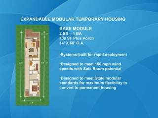 Expandable Temporary Disaster Housing | PPT