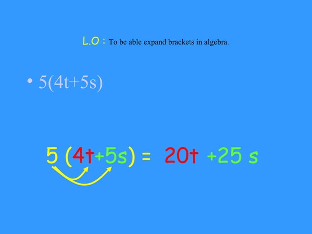 Expand brackets and_factorise | PPT