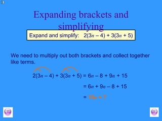 Expand brackets and_factorise | PPT