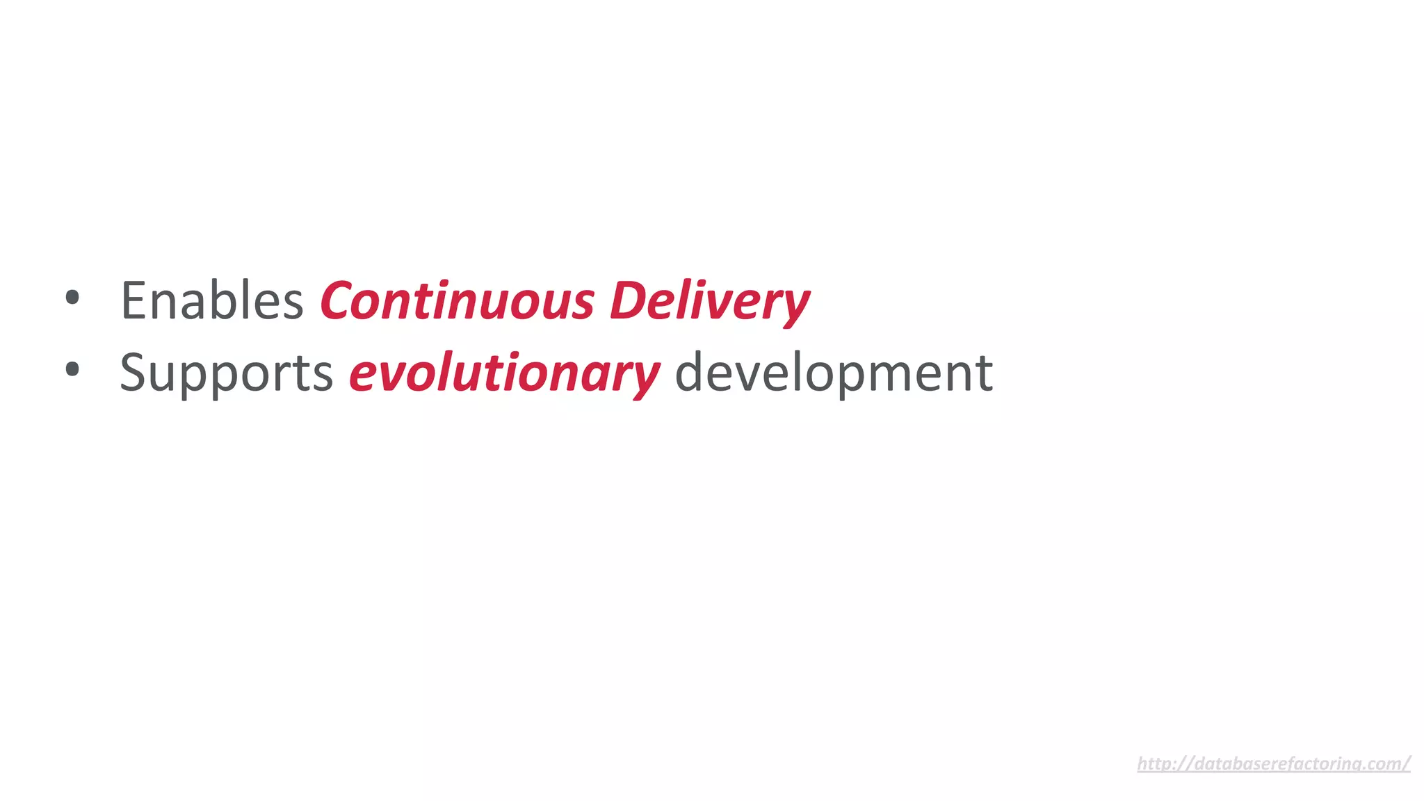 Expand Contract Pattern for Continuous Delivery of Databases | PPT