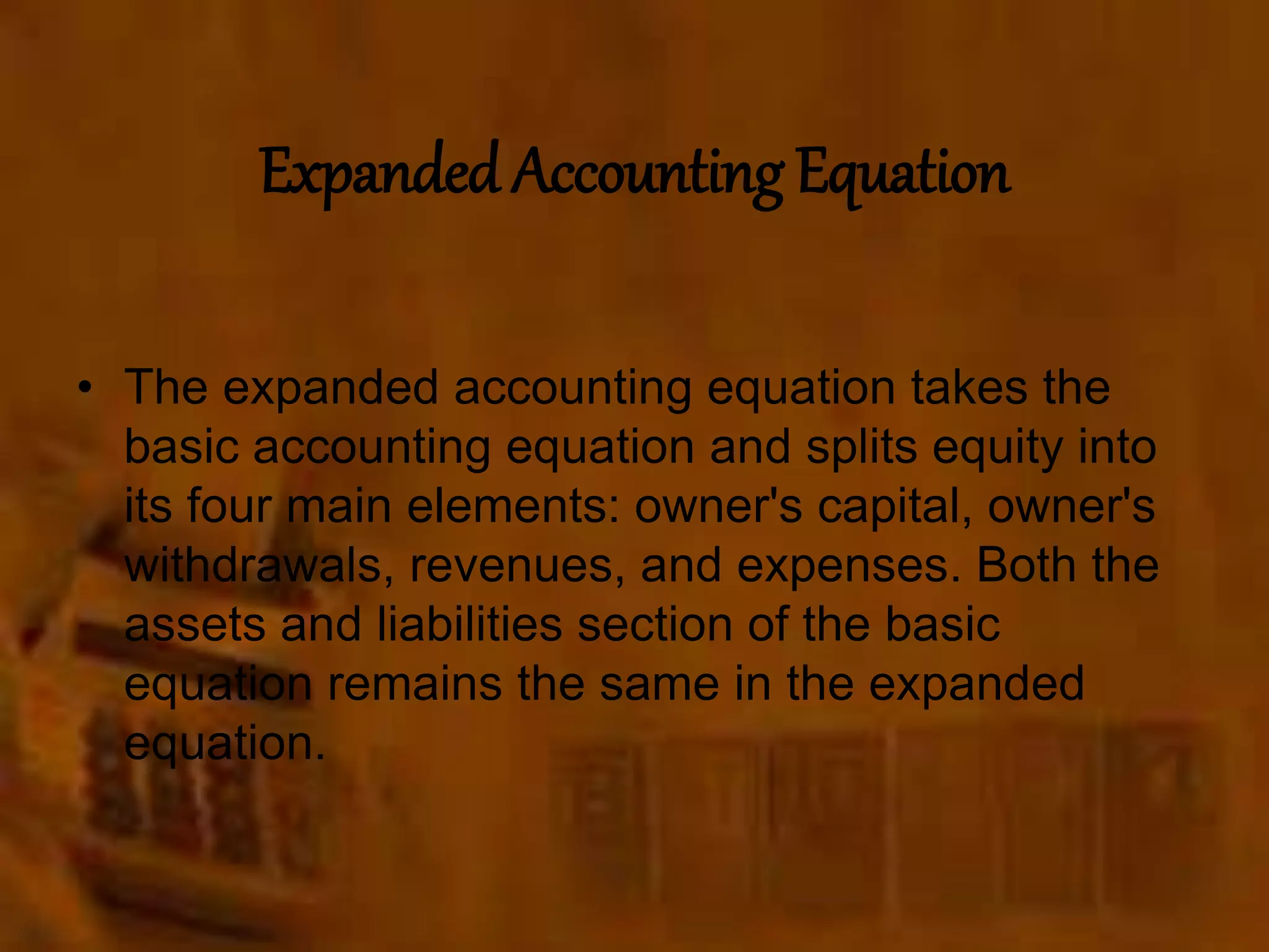 Expanded accounting | PPTX
