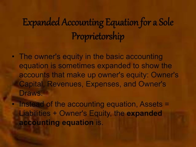 Expanded accounting | PPTX | Business Accounting & Finance | Business