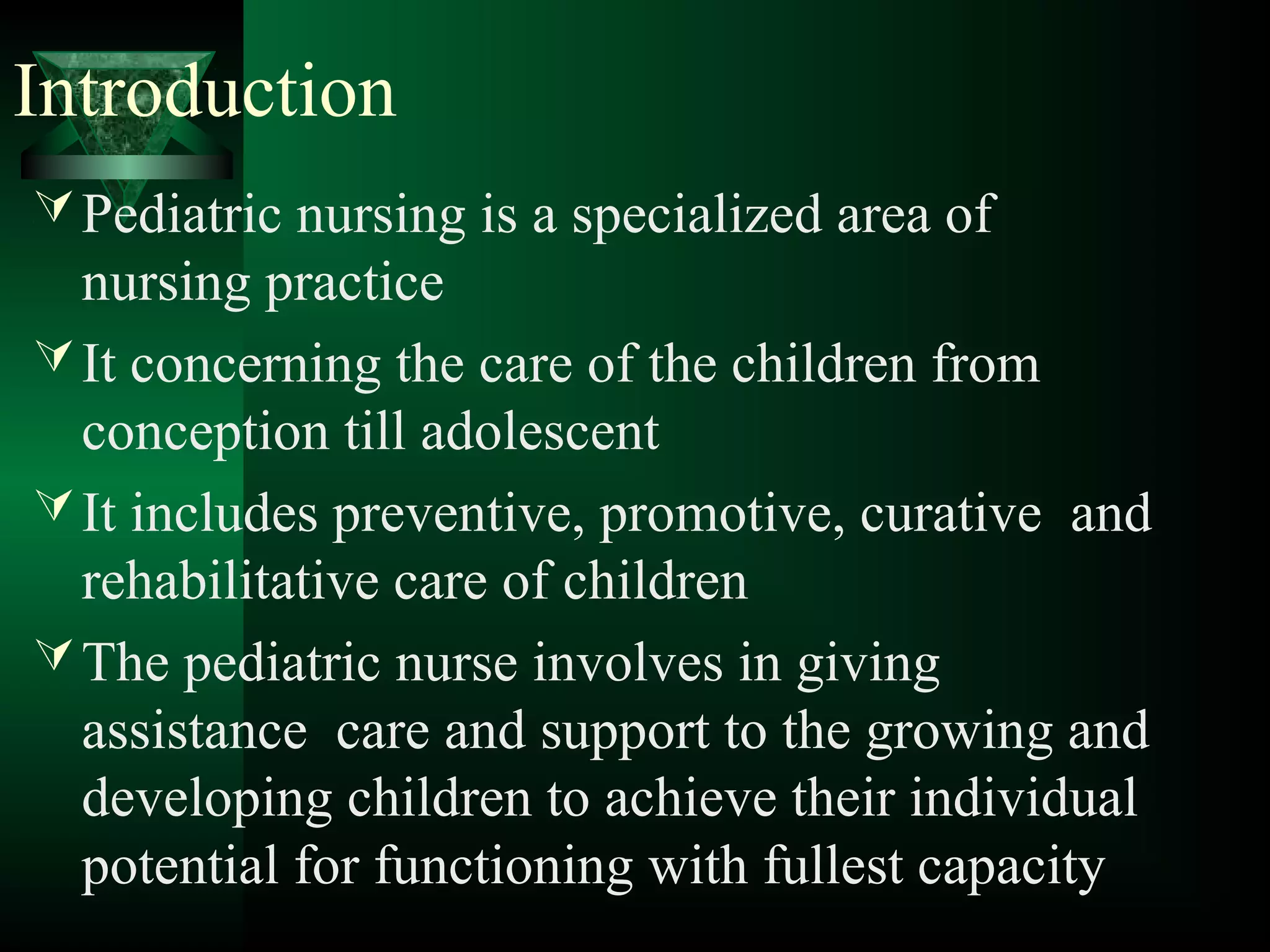 Expanded and extended role of pediatric nurse | PPT