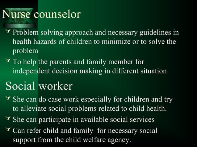 Expanded and extended role of pediatric nurse | PPT