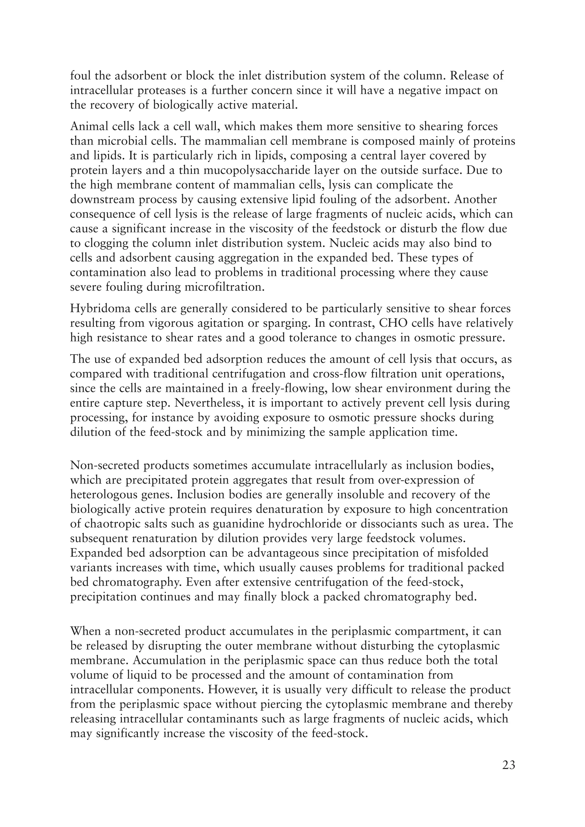 Expanded bed column pharmacia introd eba | PDF | Biotech and Biomedical ...