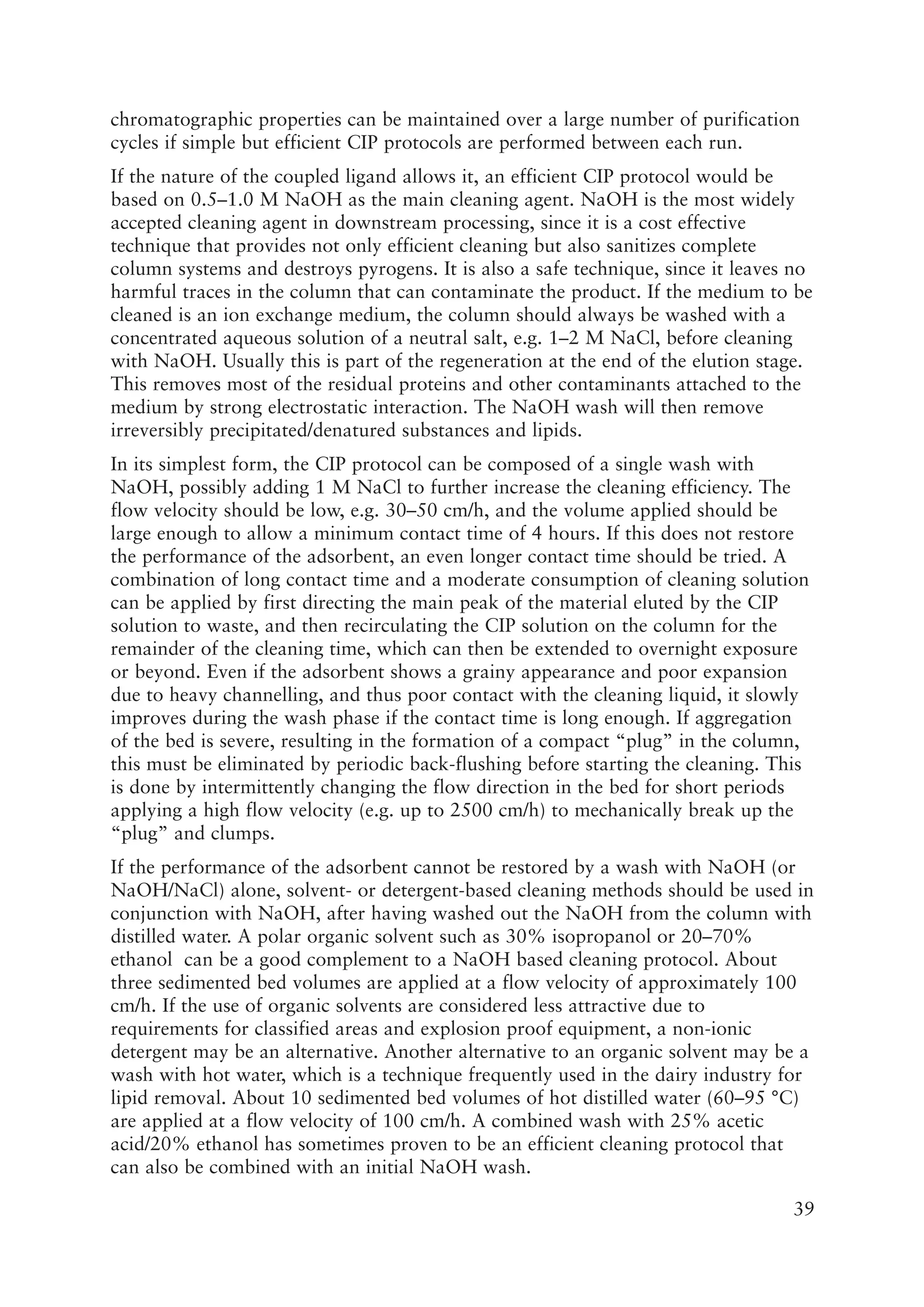 Expanded bed column pharmacia introd eba | PDF | Biotech and Biomedical ...