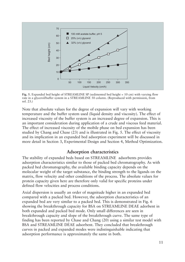 Expanded bed column pharmacia introd eba | PDF | Biotech and Biomedical ...