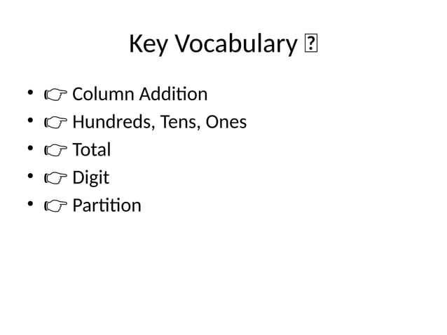 Expanded column addition for grade 2 2 s | PPT