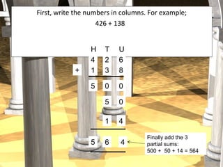 Expanded Column Method Addition | PPT