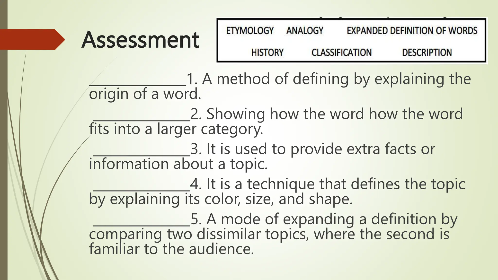 Expanded Definition English 10 Pptx