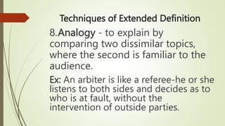 Expanded Definition English 10 ......... | PPTX