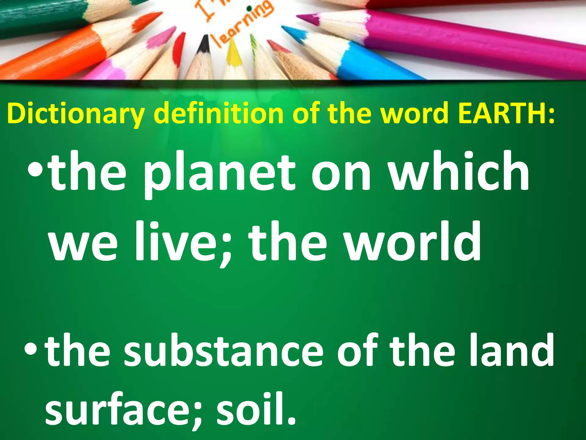 Expanded Definitions of Words | PPTX