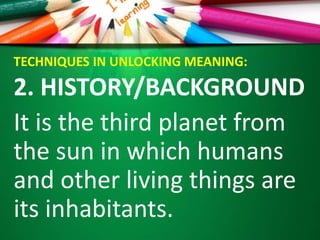 Expanded Definitions of Words | PPTX