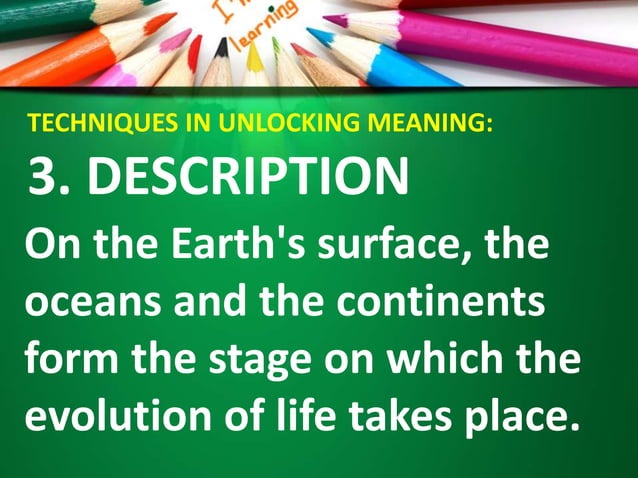 Expanded Definitions of Words | PPTX | Geology | Science