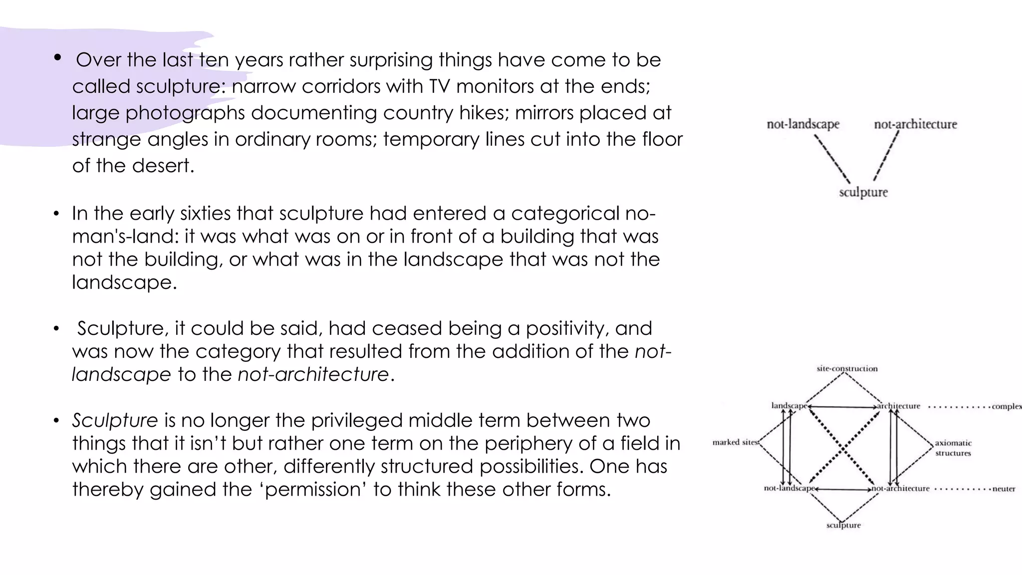 Sculpture in the Expanded Field | PPTX | Modern Art | Fine Art