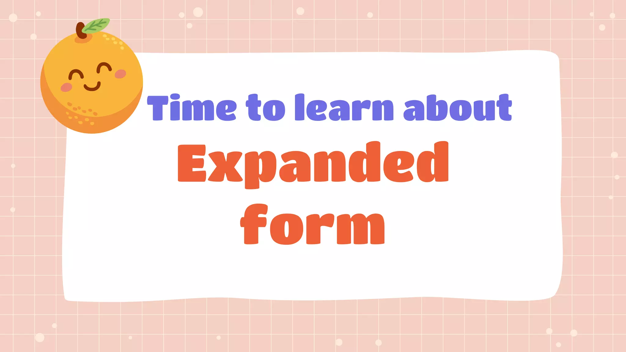 Math Expanded form | PPTX