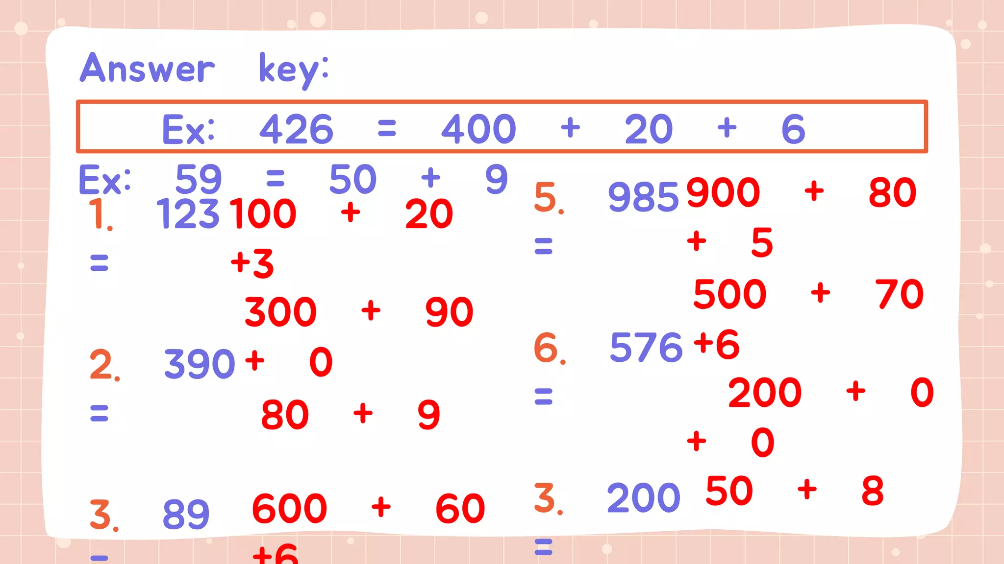 Math Expanded form | PPTX