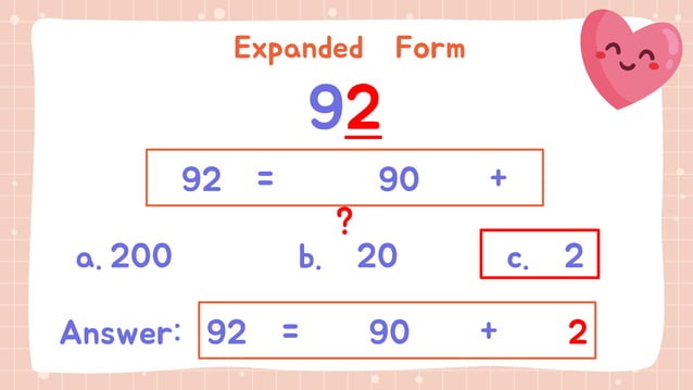 Math Expanded form | PPTX