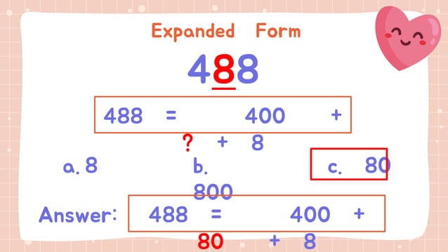 Math Expanded form | PPTX