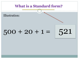 Expanded form and standard form | PPTX