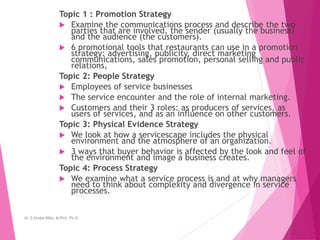 Expanded marketing mix | PPTX