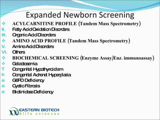 Expanded Newborn Screening | PPT