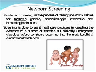 Expanded Newborn Screening | PPT