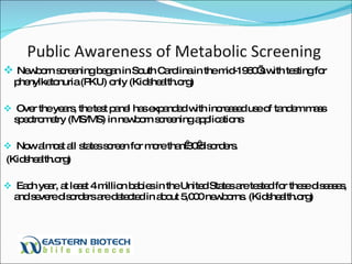 Expanded Newborn Screening | PPT