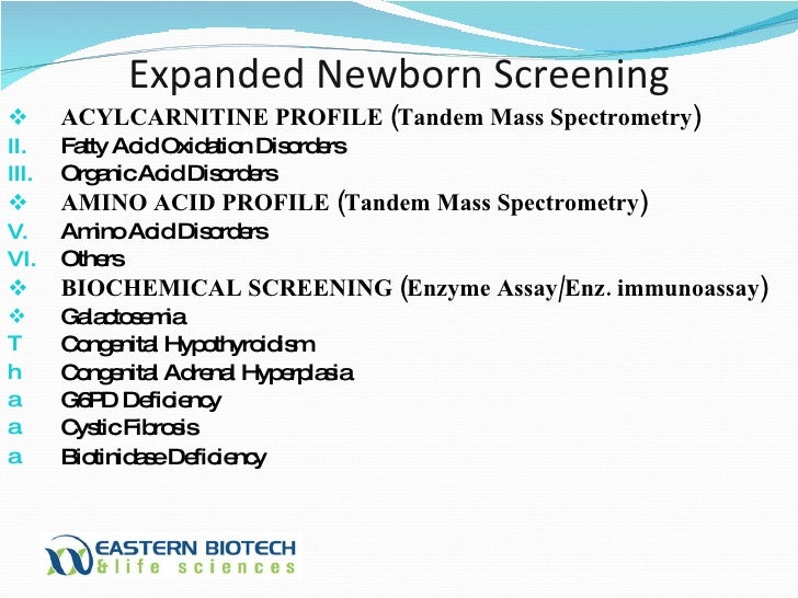 Expanded Newborn Screening