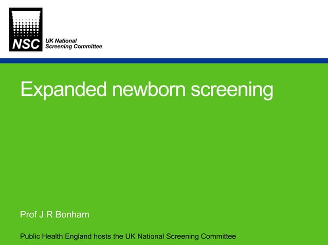 Expanded newborn screening | PDF