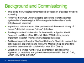 Expanded newborn screening | PDF
