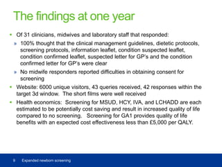 Expanded newborn screening | PDF
