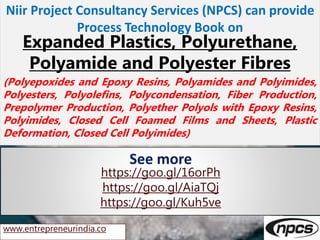 Expanded Plastics, Polyurethane, Polyamide and Polyester Fibres | PPTX