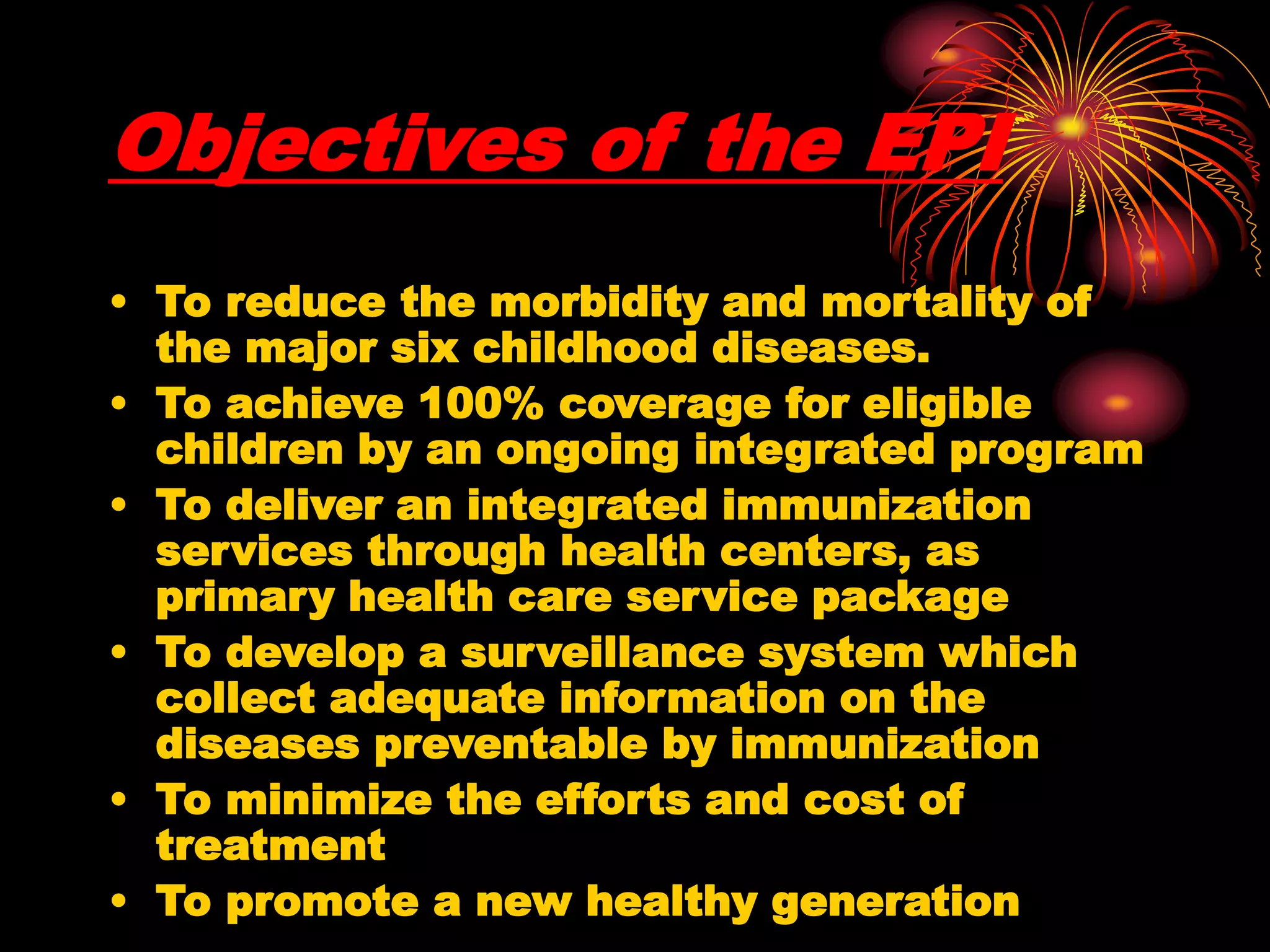 Expanded Program of Immunization (EPI) - DrFaten.ppt