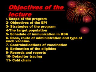 Expanded Program of Immunization (EPI) - DrFaten.ppt