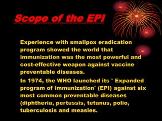 Expanded Program of Immunization (EPI) - DrFaten.ppt