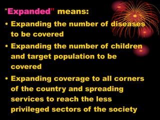 Expanded Program of Immunization (EPI) - DrFaten.ppt