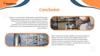 Expanded PTFE Gaskets: A Revolutionary Sealing Solution | PPT