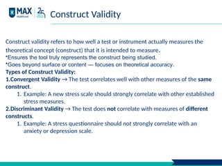 Expanded_Validity_and_Reliability.RESEARCHpptx | PPTX