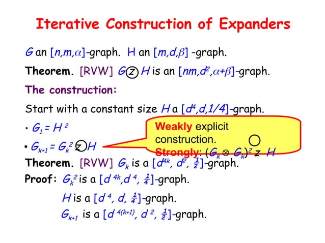 Expander Graph and application_tutorial_June2010.ppt