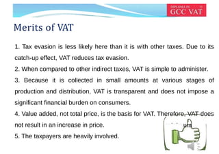 GCC vat, Types of tax, calculations, vat payable and refund etc | PPSX